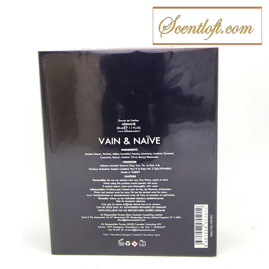 NISHANE Vain & Naive 50 ml (Extrait de Parfum) BNIB (Free Delivery ...