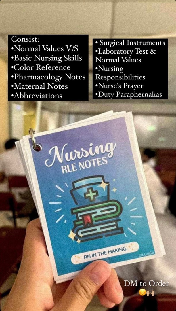 Nursing Booklet, Hobbies & Toys, Books & Magazines, Textbooks on Carousell