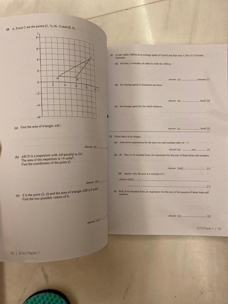 O level Maths - Past year papers, Hobbies & Toys, Books & Magazines ...