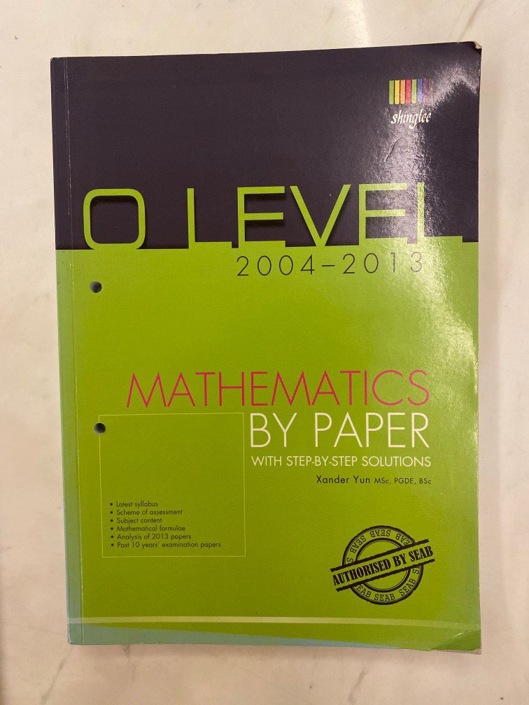 O level Maths - Past year papers, Hobbies & Toys, Books & Magazines ...