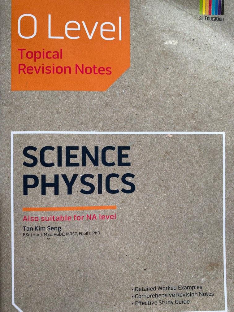 O LEVEL TOPICAL REVISION NOTES (PHYSICS), Hobbies & Toys, Books ...