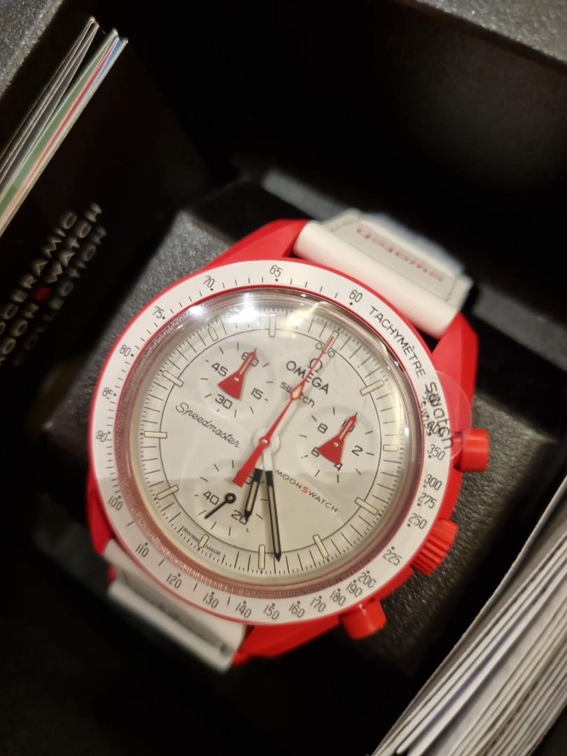 Omega Swatch Mission to Mars, Luxury, Watches on Carousell