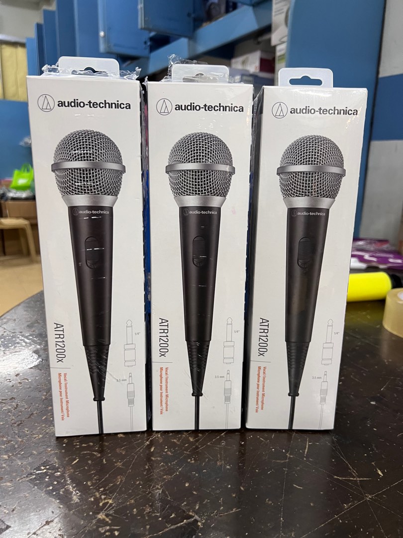 ORIGINAL AUDIOTECHNICA MICROPHONE | ATR1200X, Audio, Microphones on ...
