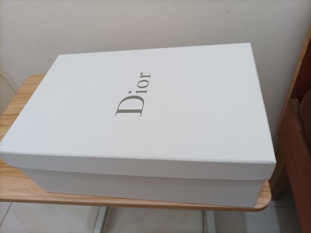 Original Dior shoe box with card, Luxury, Bags & Wallets on Carousell