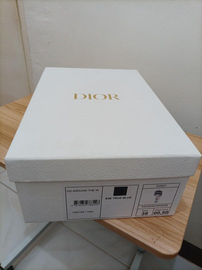 Original Dior shoe box with card, Luxury, Bags & Wallets on Carousell