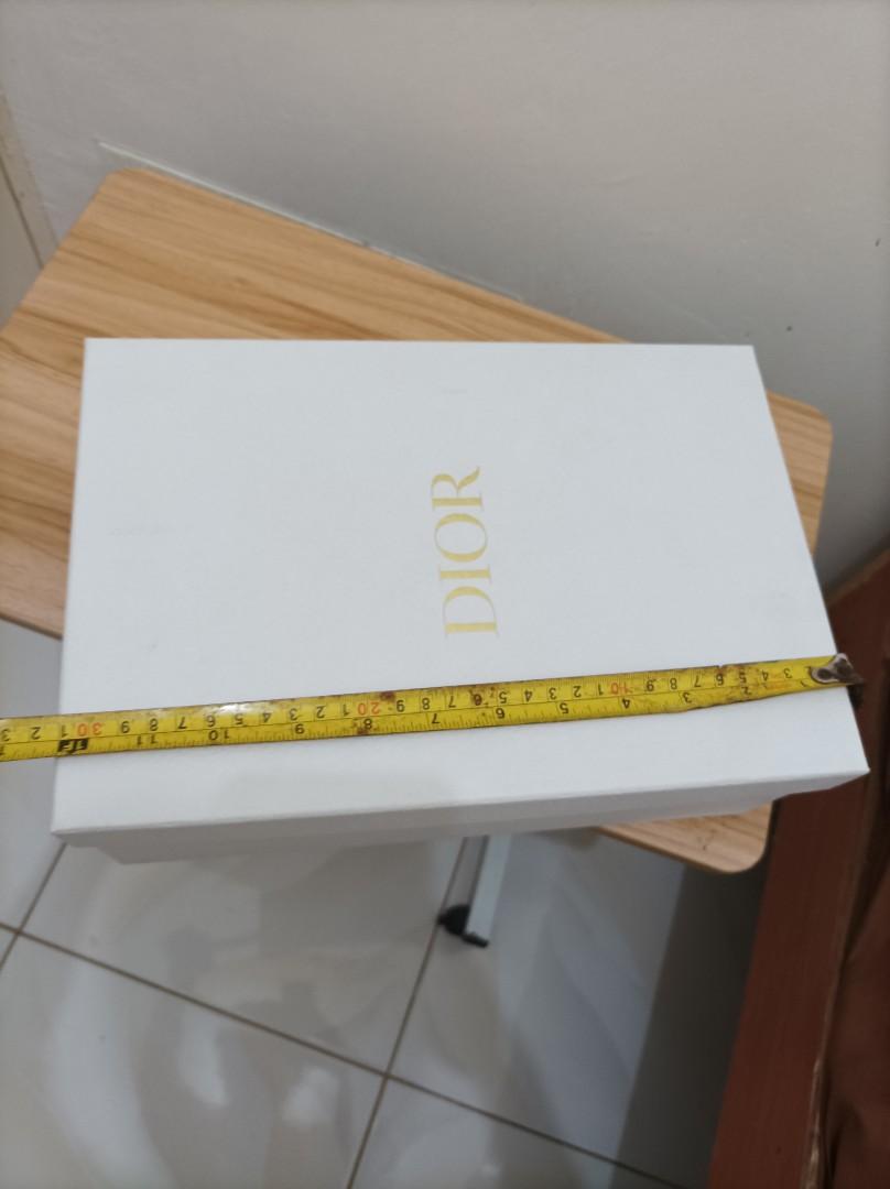 Original Dior shoe box with card, Luxury, Bags & Wallets on Carousell