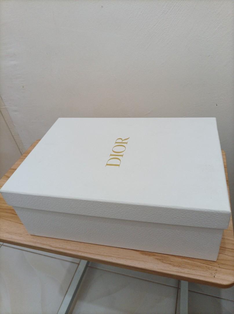 Original Dior shoe box with card, Luxury, Bags & Wallets on Carousell