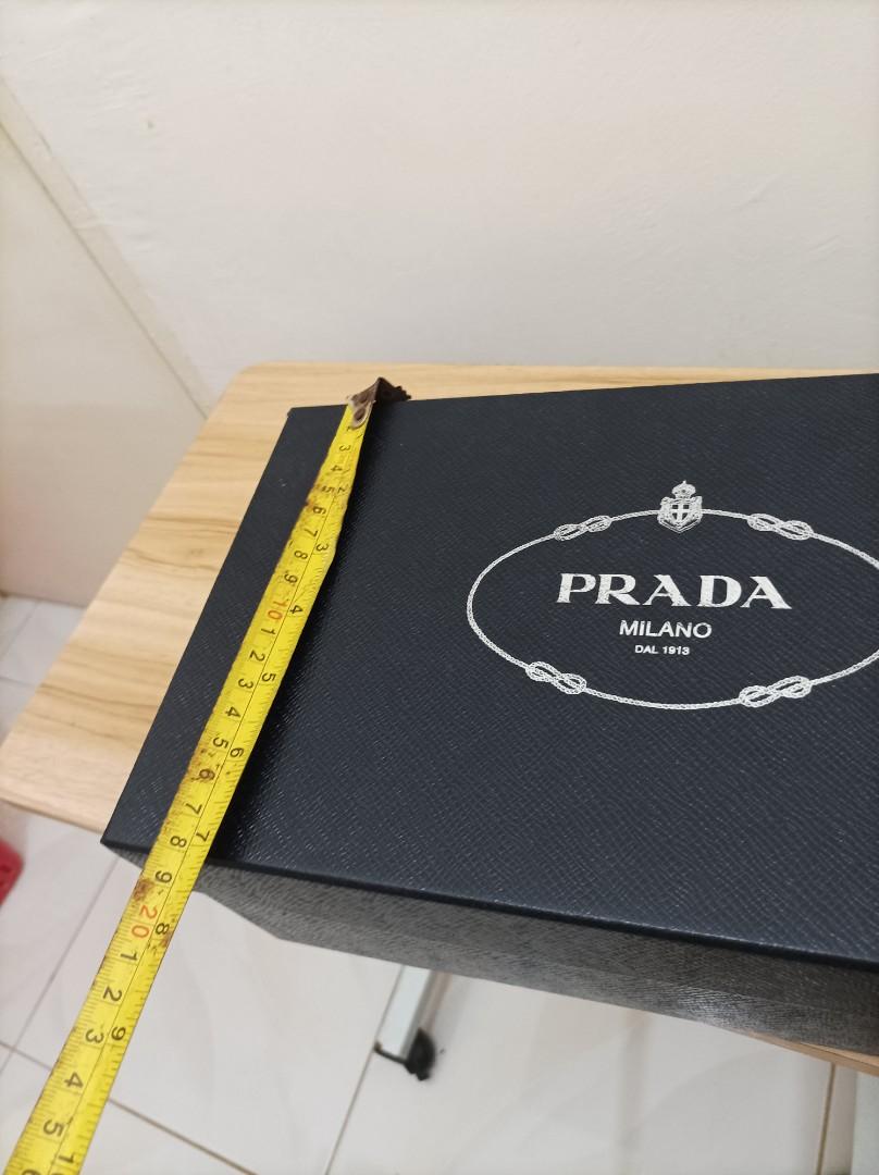 Original Prada shoe box with card, Luxury, Bags & Wallets on Carousell