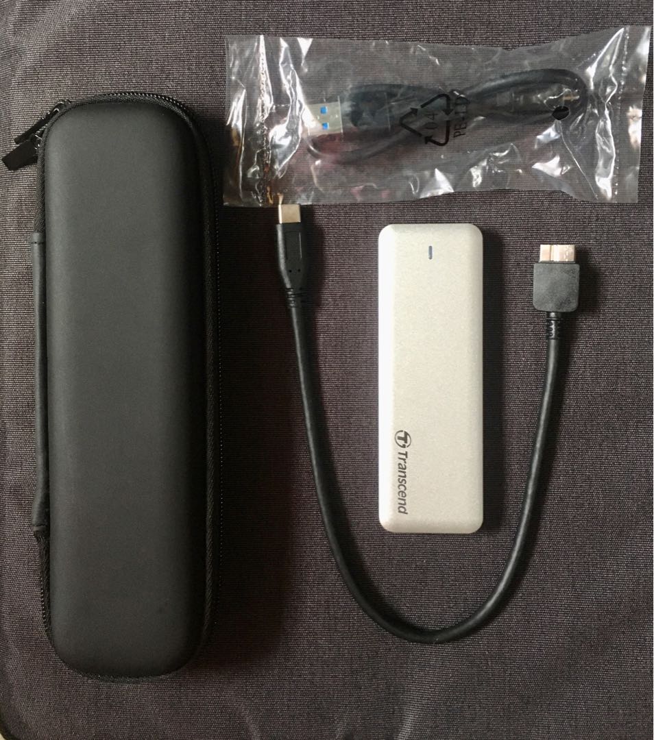 Original Transcend Portable 240gb External Solid State USB Hard Drive ...