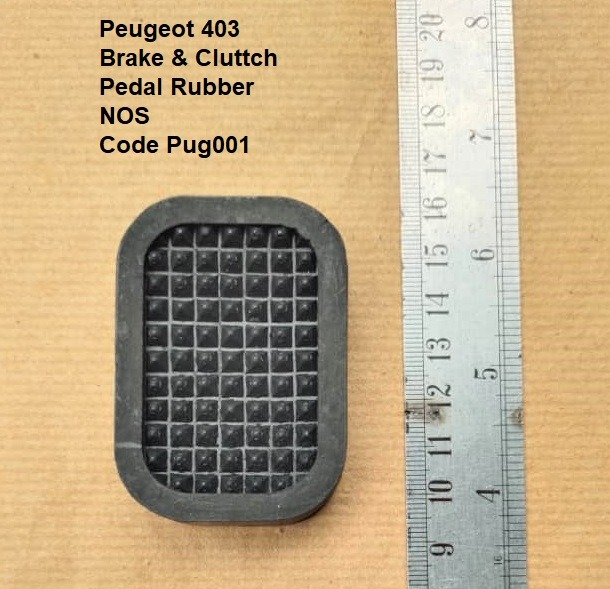 Peugeot 403 pedal rubber pad, Auto Accessories on Carousell
