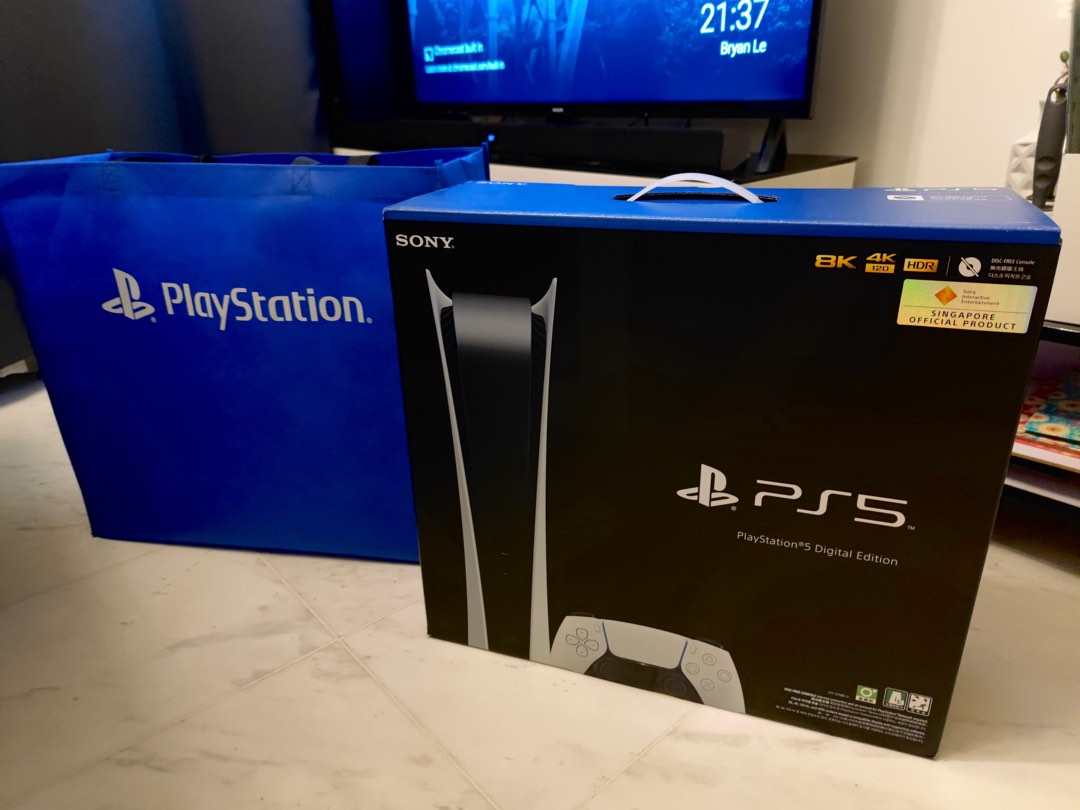 Playstation 5 Digital. PS5 (RESERVED), Video Gaming, Video Game ...