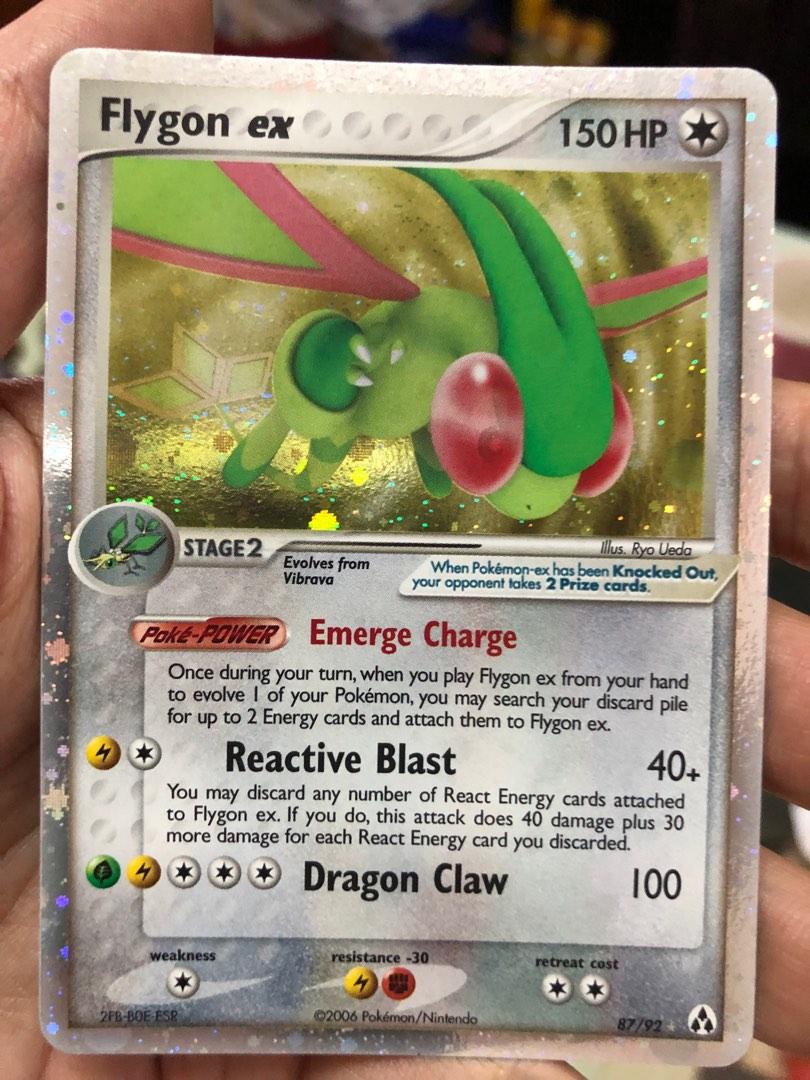Pokemon ex - Flygon ex (Legend Maker), 興趣及遊戲, 玩具 & 遊戲類 - Carousell