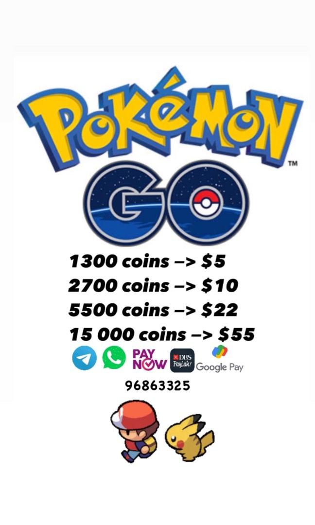 Pokemon Go Coins, 100% SAFEST AND CHEAPEST, Video Gaming, Gaming ...