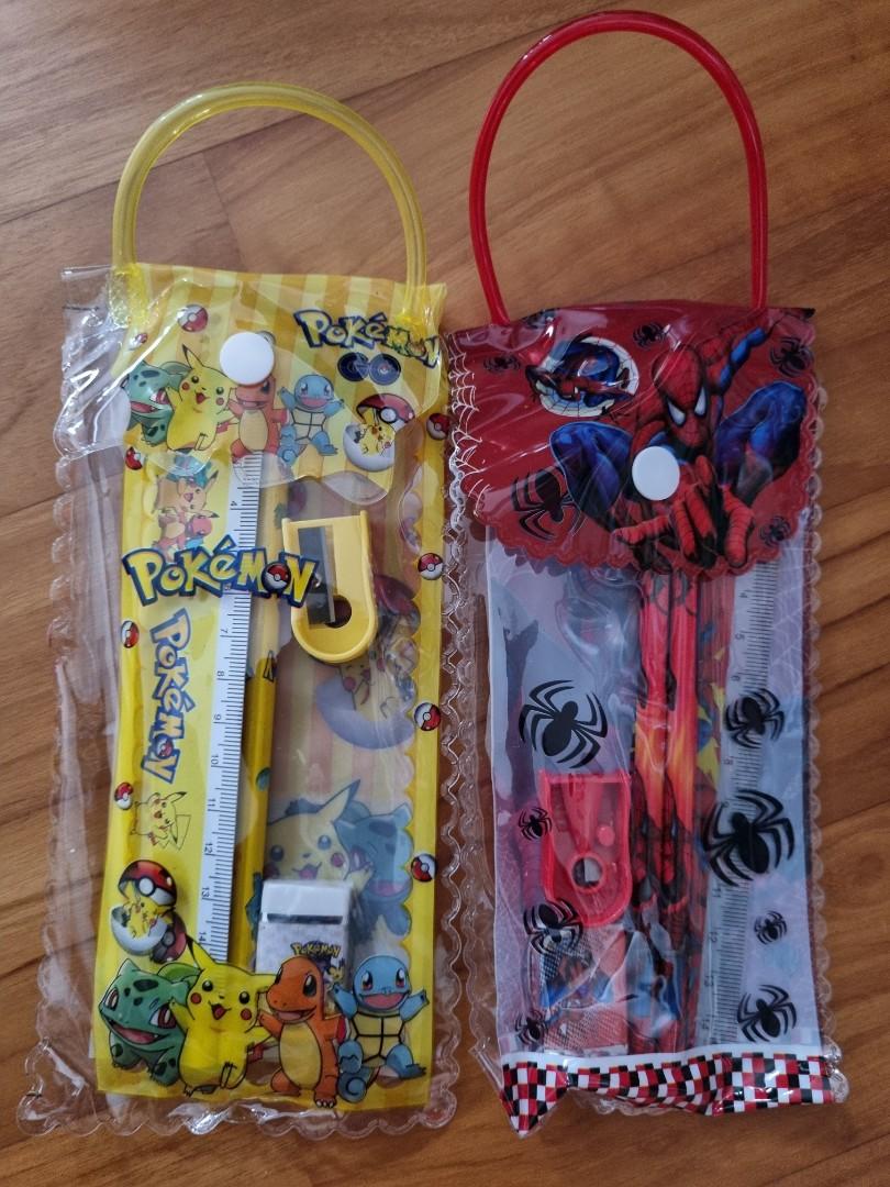 Pokemon spiderman pencil set, Hobbies & Toys, Stationery & Craft ...