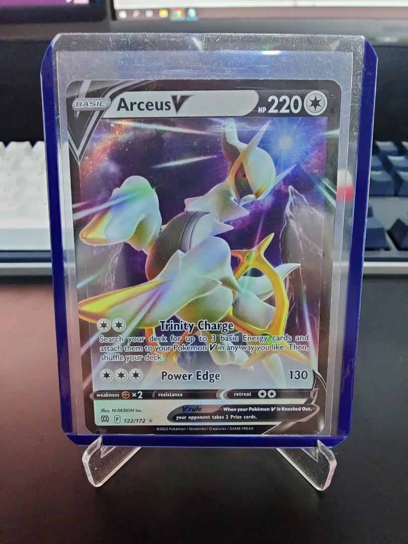 Pokemon TCG Card Arceus V Brilliant Stars, Hobbies & Toys, Toys & Games ...