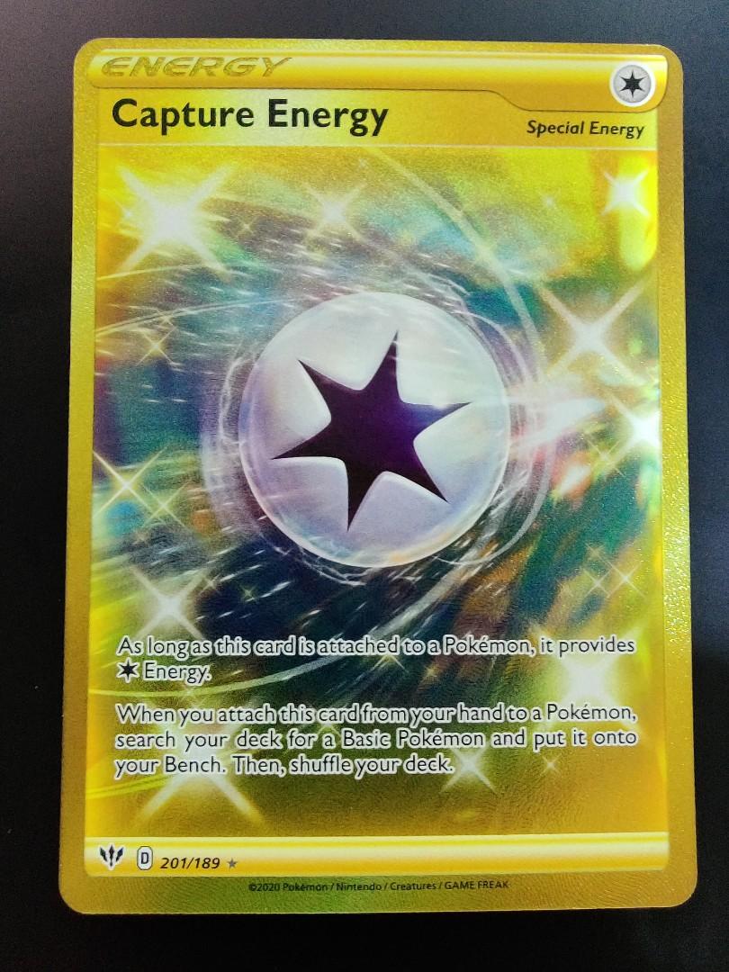 Pokemon TCG Card Capture Energy Secret Rare, Hobbies & Toys, Toys ...