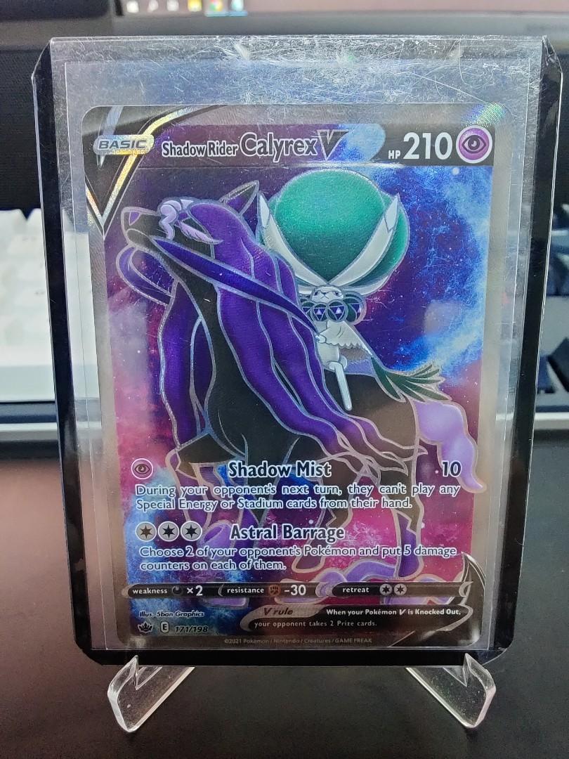 Pokemon TCG Card Shadow Rider Calyrex V FA Ultra Rare, Hobbies & Toys ...