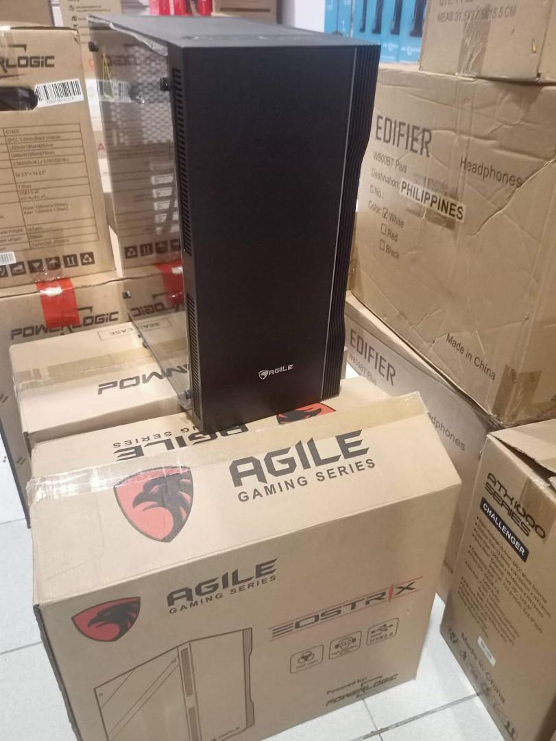 Powerlogic EOSTRIX Tempered Glass Gaming Series PC Case, Computers ...