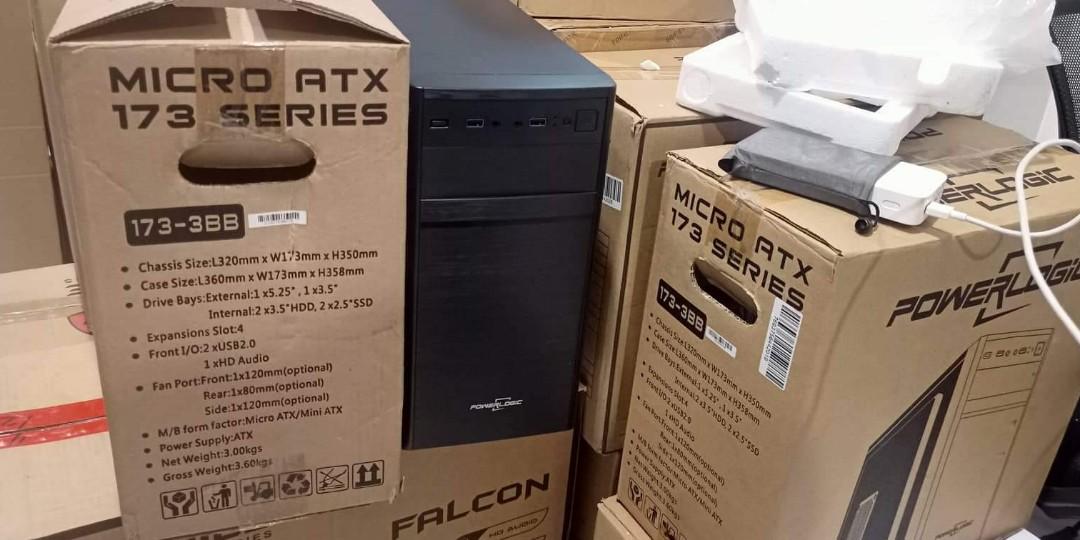 Powerlogic M173-3BB PC Micro/Mini ATX Casing With 700w PSU, Computers ...