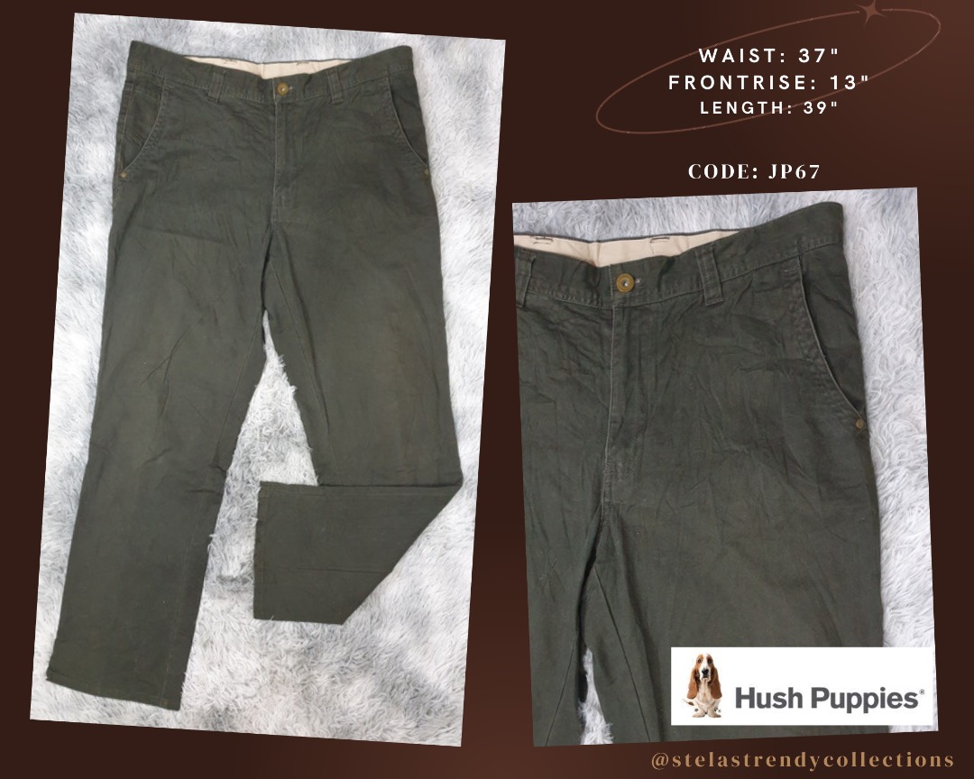 Premium Pants for men - Hush Puppies, Men's Fashion, Bottoms, Trousers ...