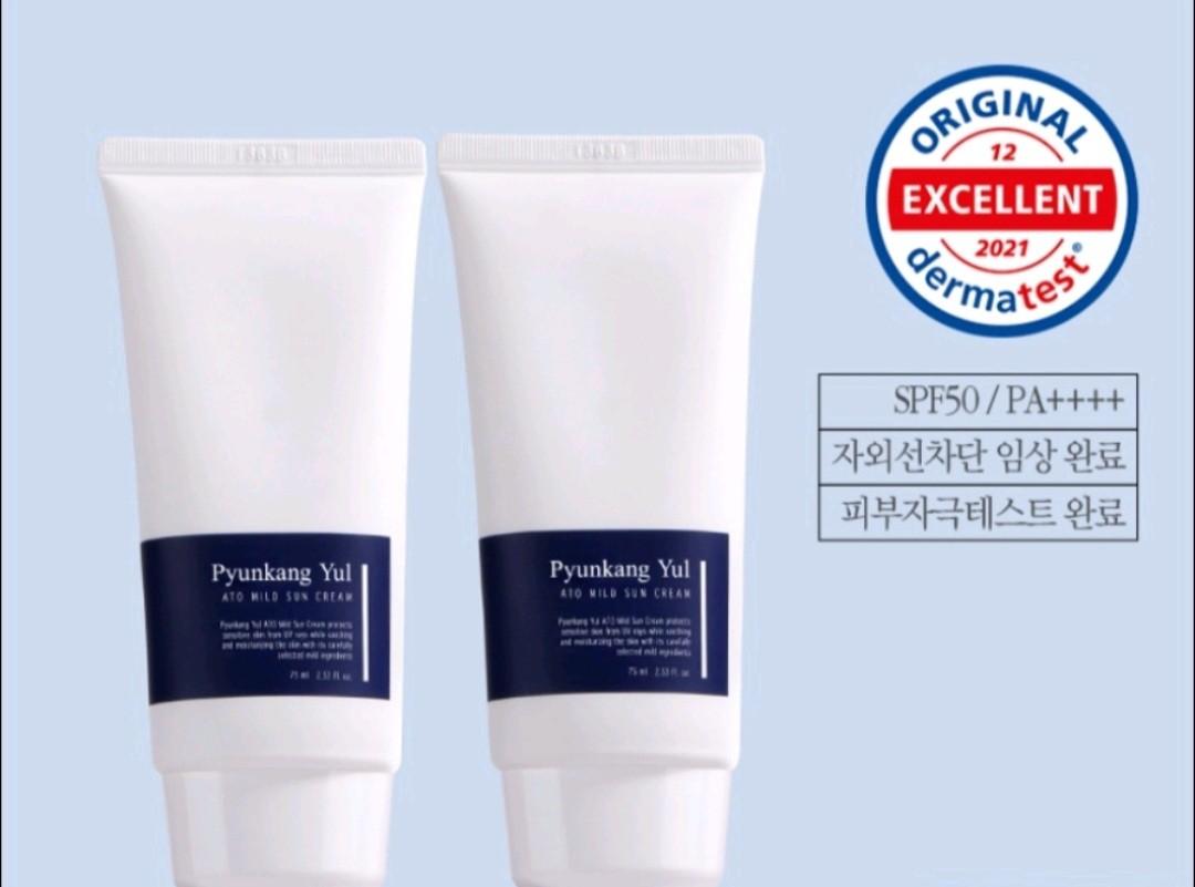 Pyunkang Yul ATO Mild Sun Cream SPF50 PA+++, Beauty & Personal Care ...