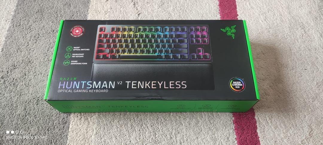 RAZER HUNTSMAN V2 Tenkeyless TKL Optical + Mechanical Gaming Keyboard ...