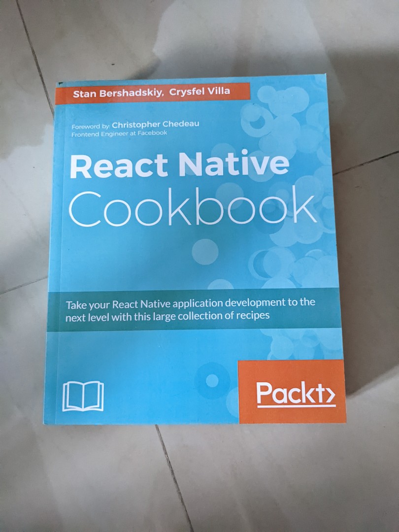 React Native Cookbook Hobbies And Toys Books And Magazines Fiction And Non Fiction On Carousell