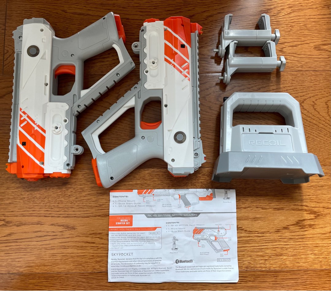 RK-45 Spitfire Recoil Weapon, Hobbies & Toys, Toys & Games on Carousell