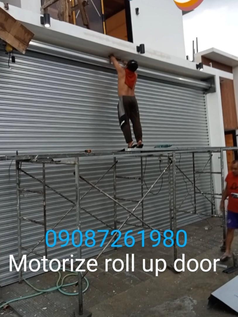 Roll up door Manual /Motorize, Commercial & Industrial, Construction ...