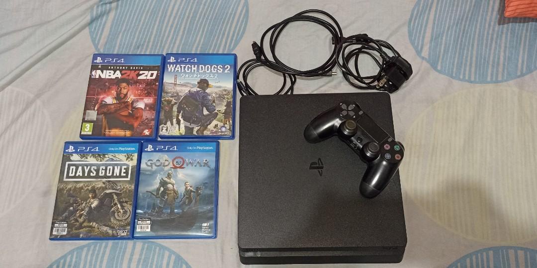 Rush - Ps4 Slim 500Gb 9.60 version, With 4 Games , 1 Class A Controller ...