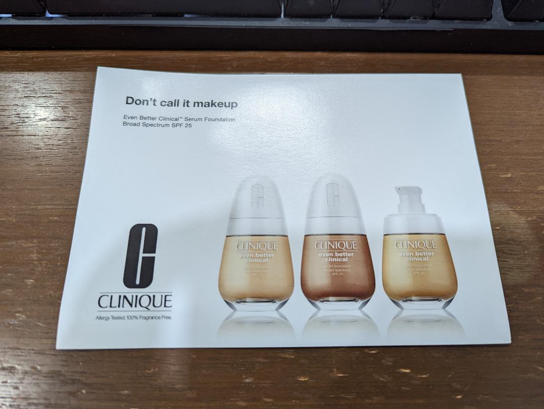 {Sample} Clinique Even Better Clinical Serum Foundation Broad Spectrum ...