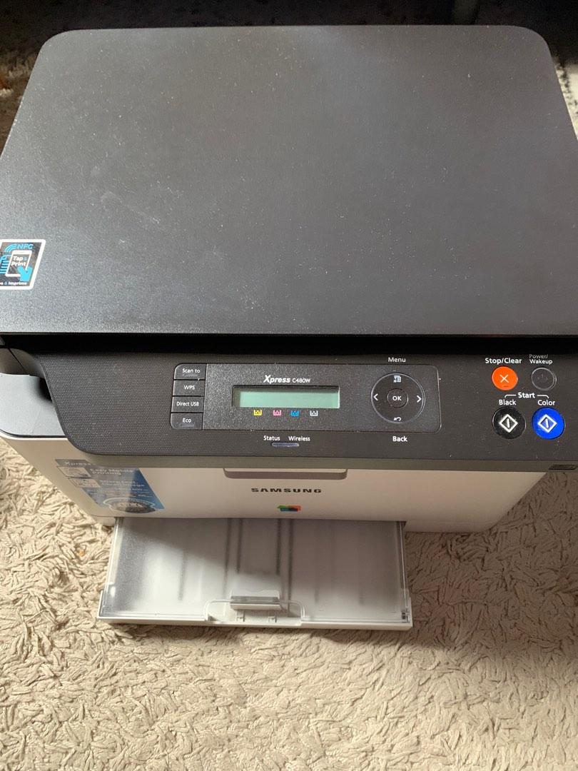 Samsung Xpress SL-C480W Color Laser Multifunction Printer, Computers ...