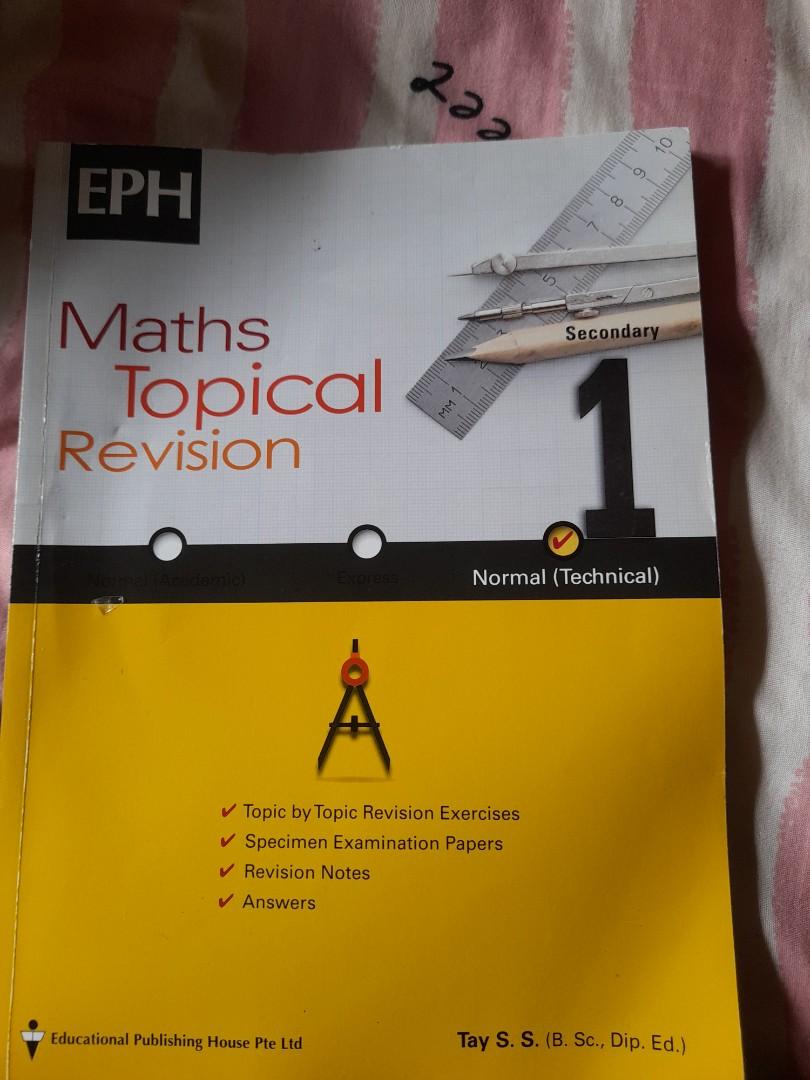 Secondary 1 Normal Techinal Math Revision Book, Hobbies & Toys, Books ...