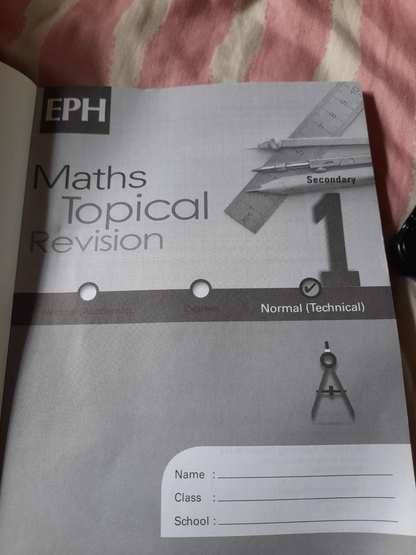 Secondary 1 Normal Techinal Math Revision Book, Hobbies & Toys, Books & Magazines, Assessment ...