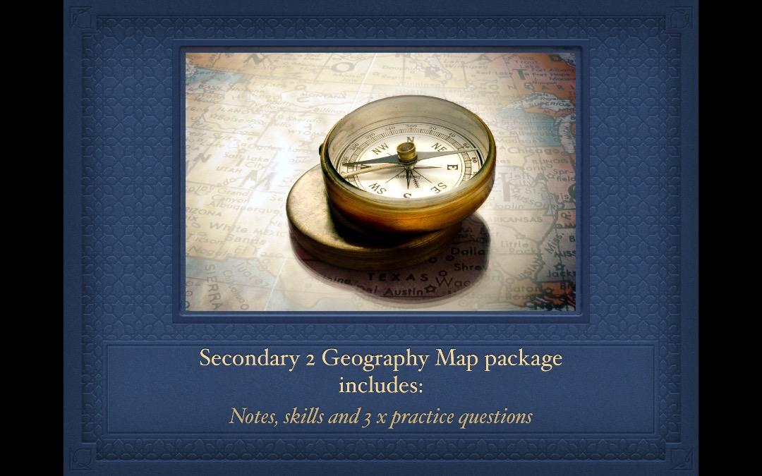 Secondary 2 Geography Notes Map Package, Hobbies & Toys, Books ...