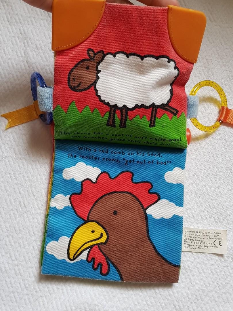 Sensory Cloth Book for Baby, Babies & Kids, Infant Playtime on Carousell