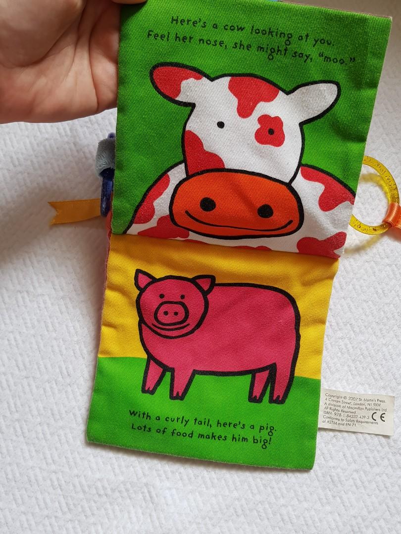 Sensory Cloth Book for Baby, Babies & Kids, Infant Playtime on Carousell