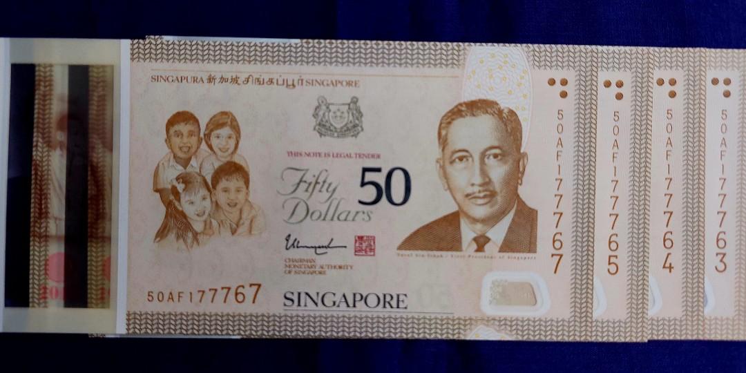 SG50 Commemorative currency notes $50, Hobbies & Toys, Memorabilia ...