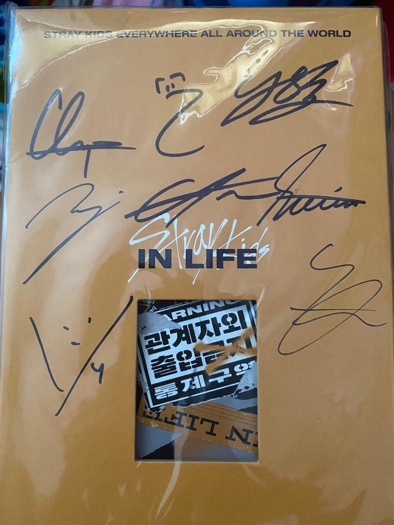 SKZ members signed albums, Hobbies & Toys, Memorabilia & Collectibles ...