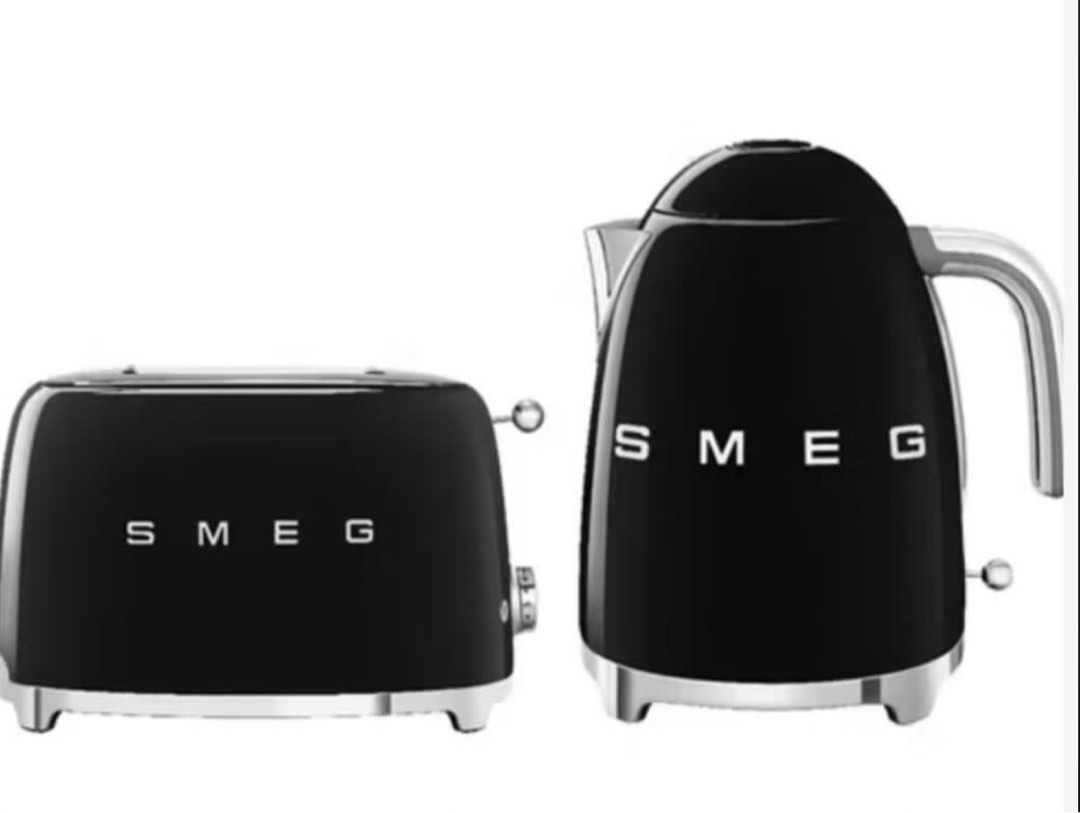 Smeg Black Breakfast Set, TV & Home Appliances, Kitchen Appliances ...