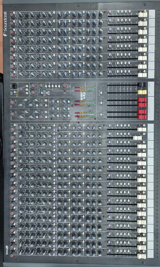 Soundcraft Mixer LX-7, Audio, Soundbars, Speakers & Amplifiers on Carousell