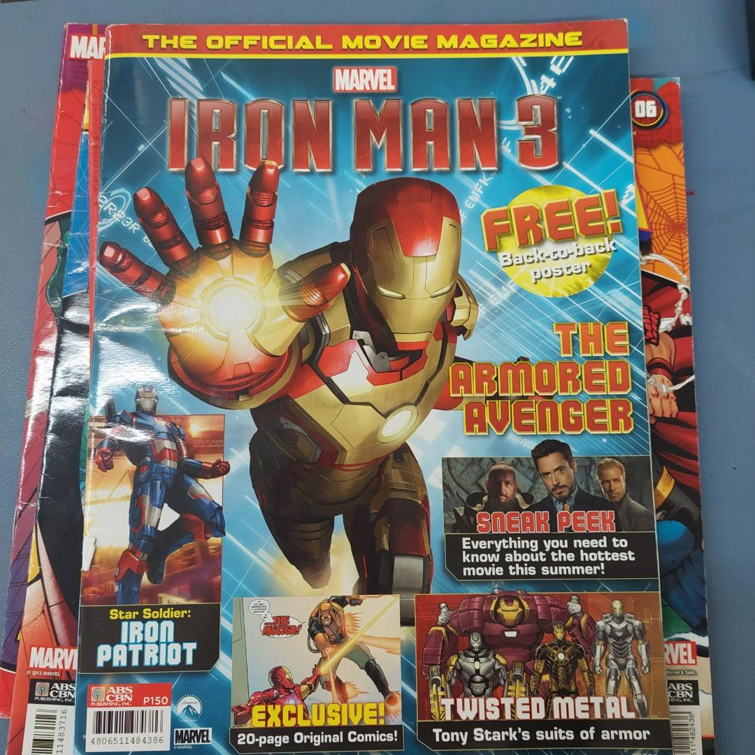 Spider-Man and Iron Man 3 Marvel Magazines, Hobbies & Toys, Books ...