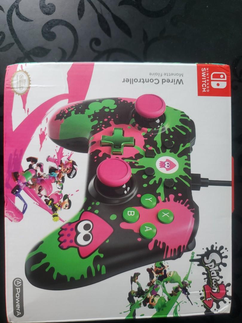 Splatoon controller., Video Gaming, Gaming Accessories, Controllers on ...