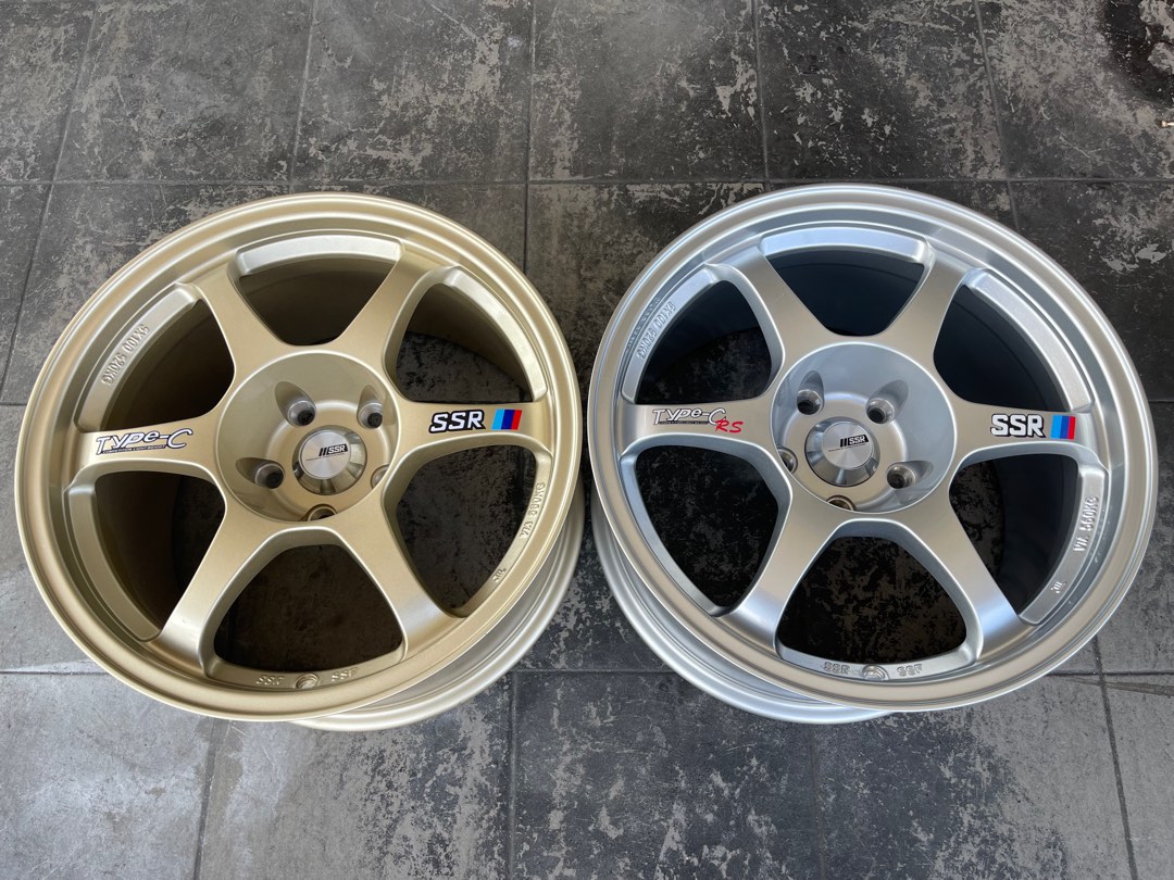Sport rim baru 17 ssr type c evo civic exora Cefiro, Auto Accessories on Carousell