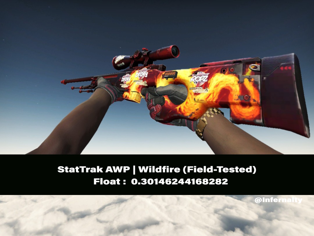 StatTrak AWP Wildfire FT CSGO SKINS KNIVES, Video Gaming, Gaming ...
