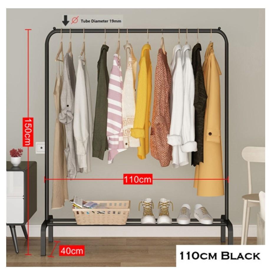 Sturdy Steel Pipe Clothes Rack / Clothing Rack / Drying / Wardrobe ...