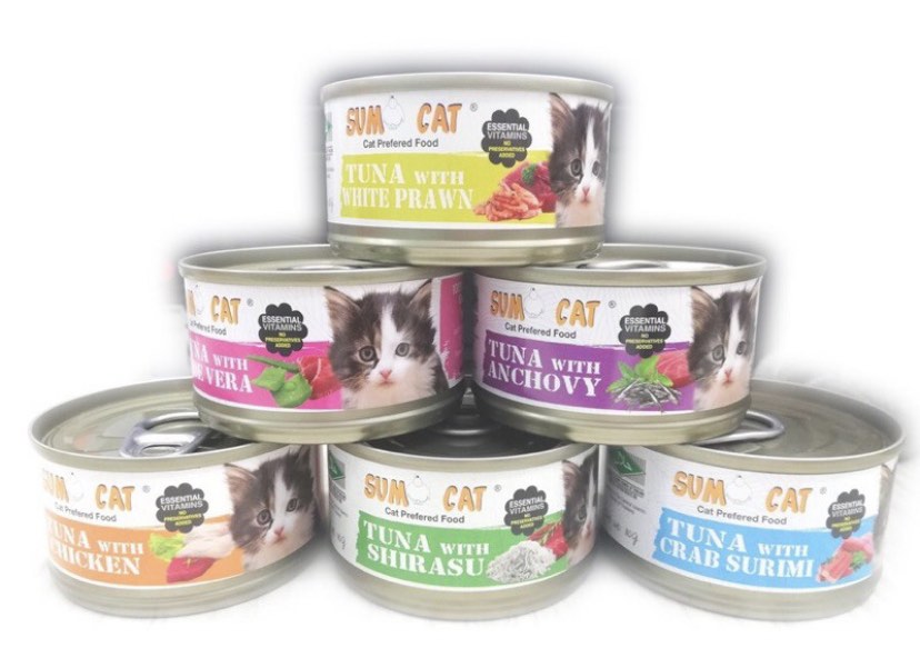 Sumo Cat 80g - (Wet Food) Mixable for 24/48 cans, Pet Supplies, Pet ...