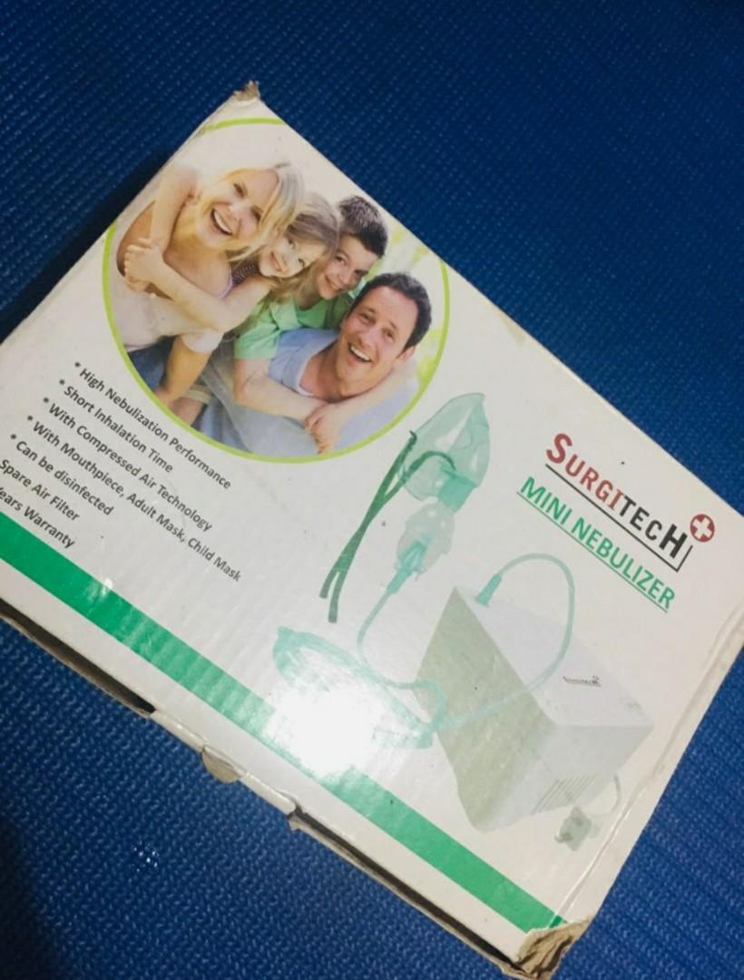 2 Surgitech and Ultrasonic Mini Nebulizer, Health & Nutrition, Health ...