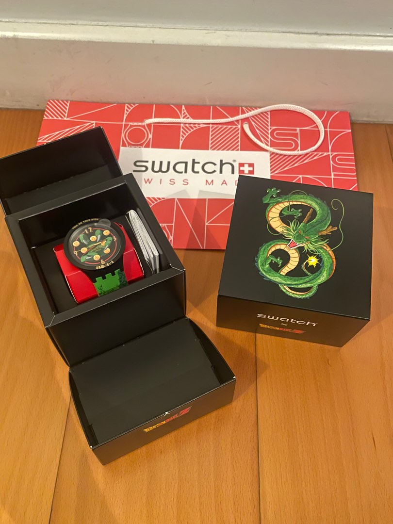 New Swatch x Dragon Ball Z Shenron, Luxury, Watches on Carousell