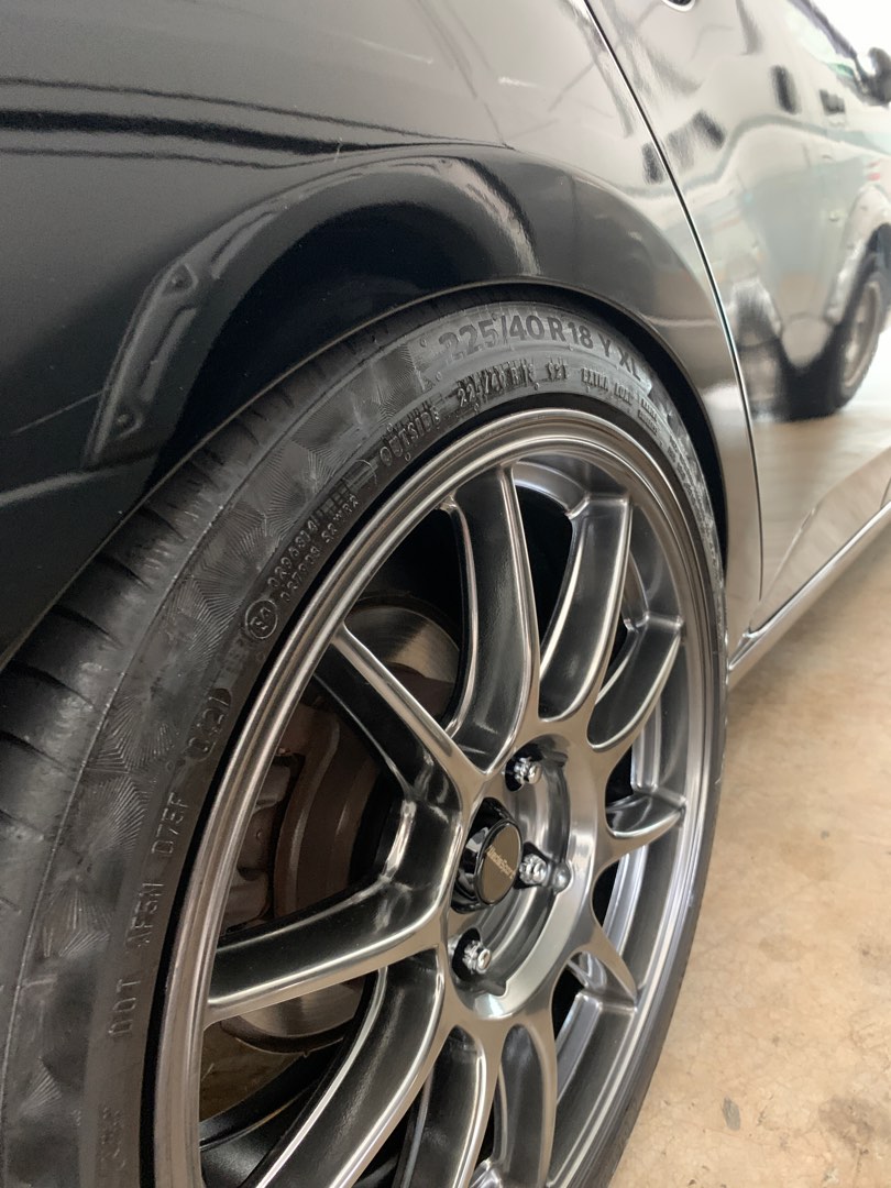 TC105X (REP) 18 inch + Tyre, Car Accessories, Tyres & Rims on Carousell